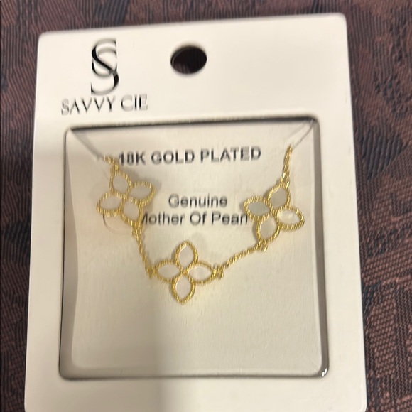 Savvy Cie | Jewelry | Savvy Cie Gold Plated Necklace | Poshmark